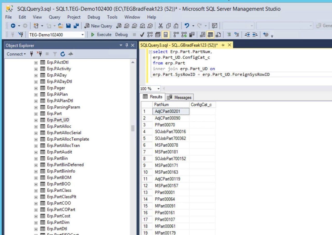 12 Days of ECHO, First Day: Relating Epicor Extended Tables via ...